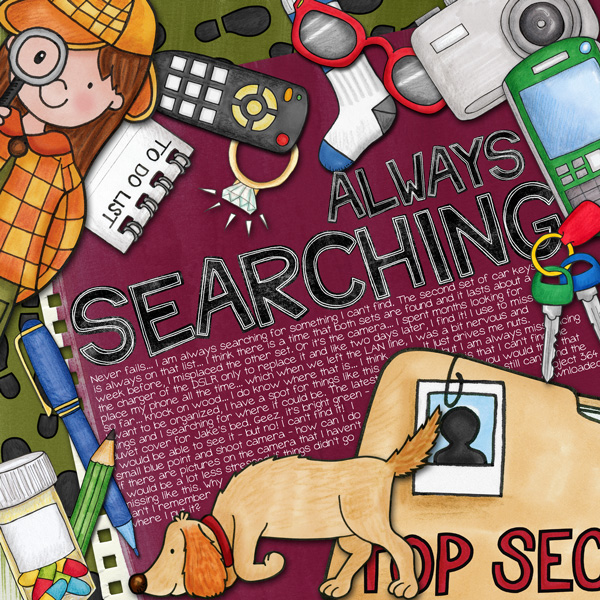 It's a Mystery clip art and line art bundle