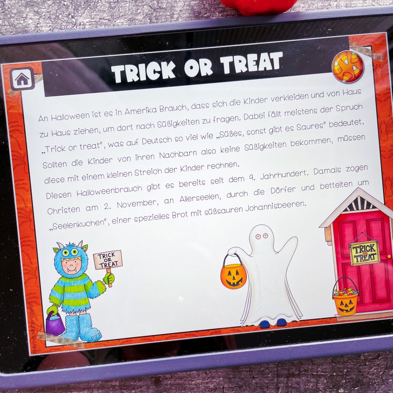Learning activity Halloween